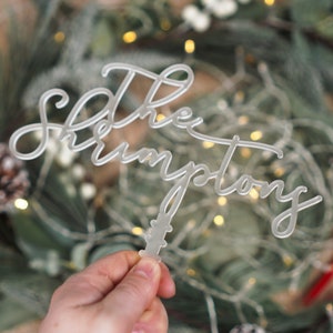 Personalized Christmas Tree Topper Ideas Personalized Family Christmas ...