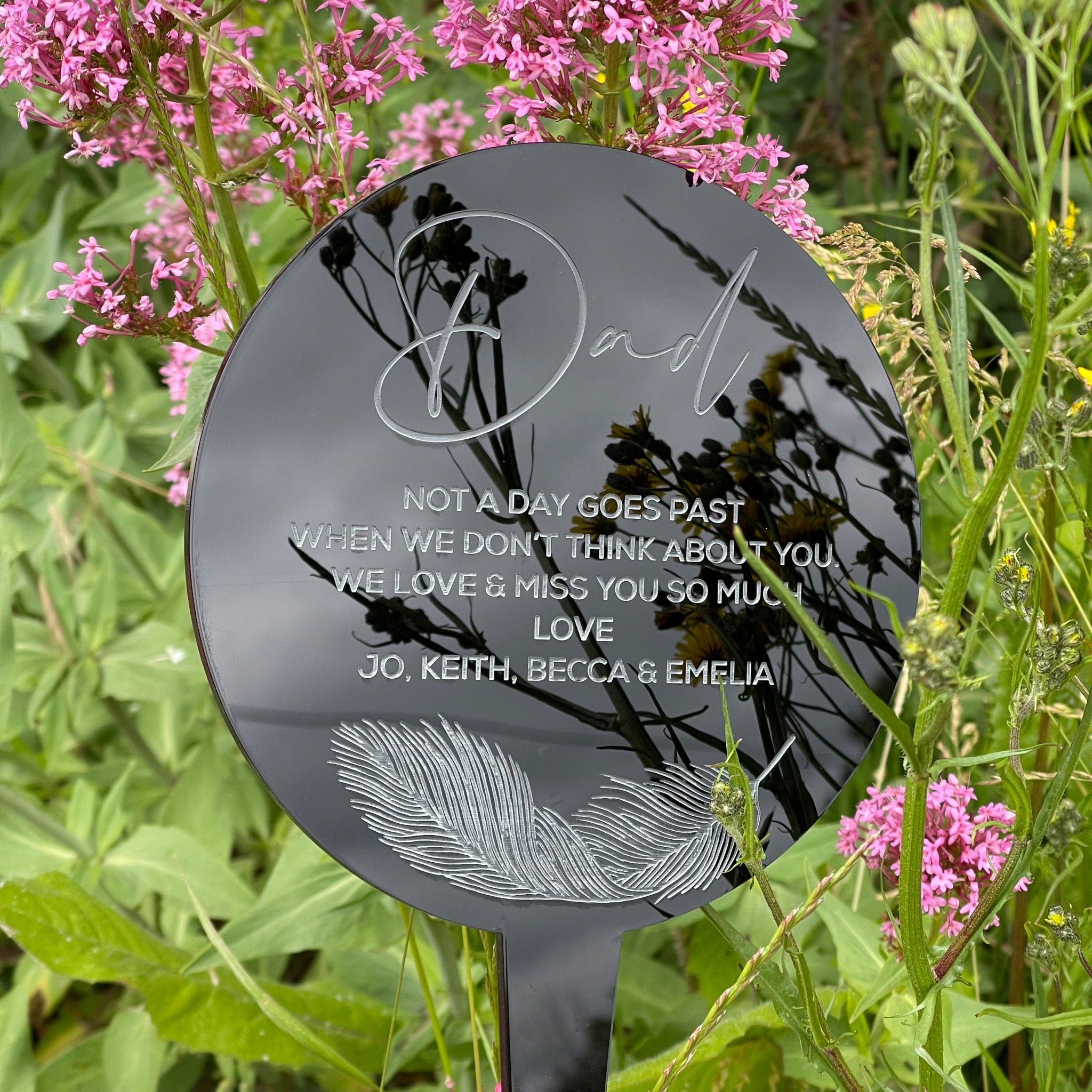 Grave Decoration for Cemetery Personalised Grave Ornament - Etsy