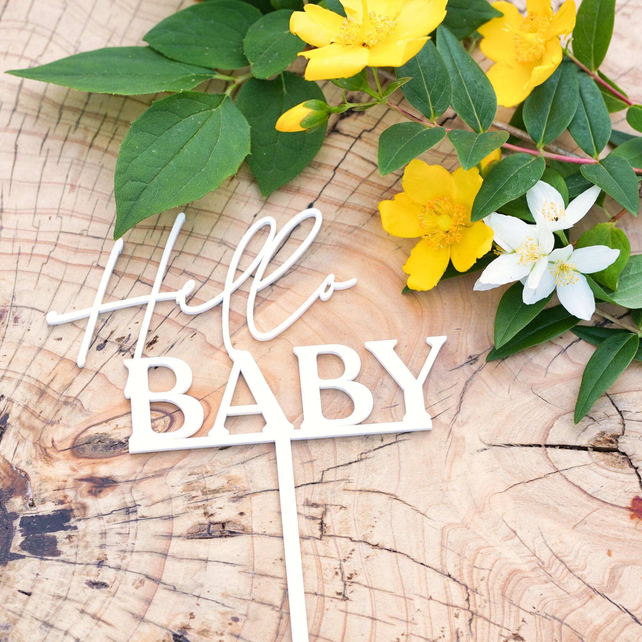 Hello Baby Cake Topper Baby Shower Cake Topper Baby Shower - Etsy UK