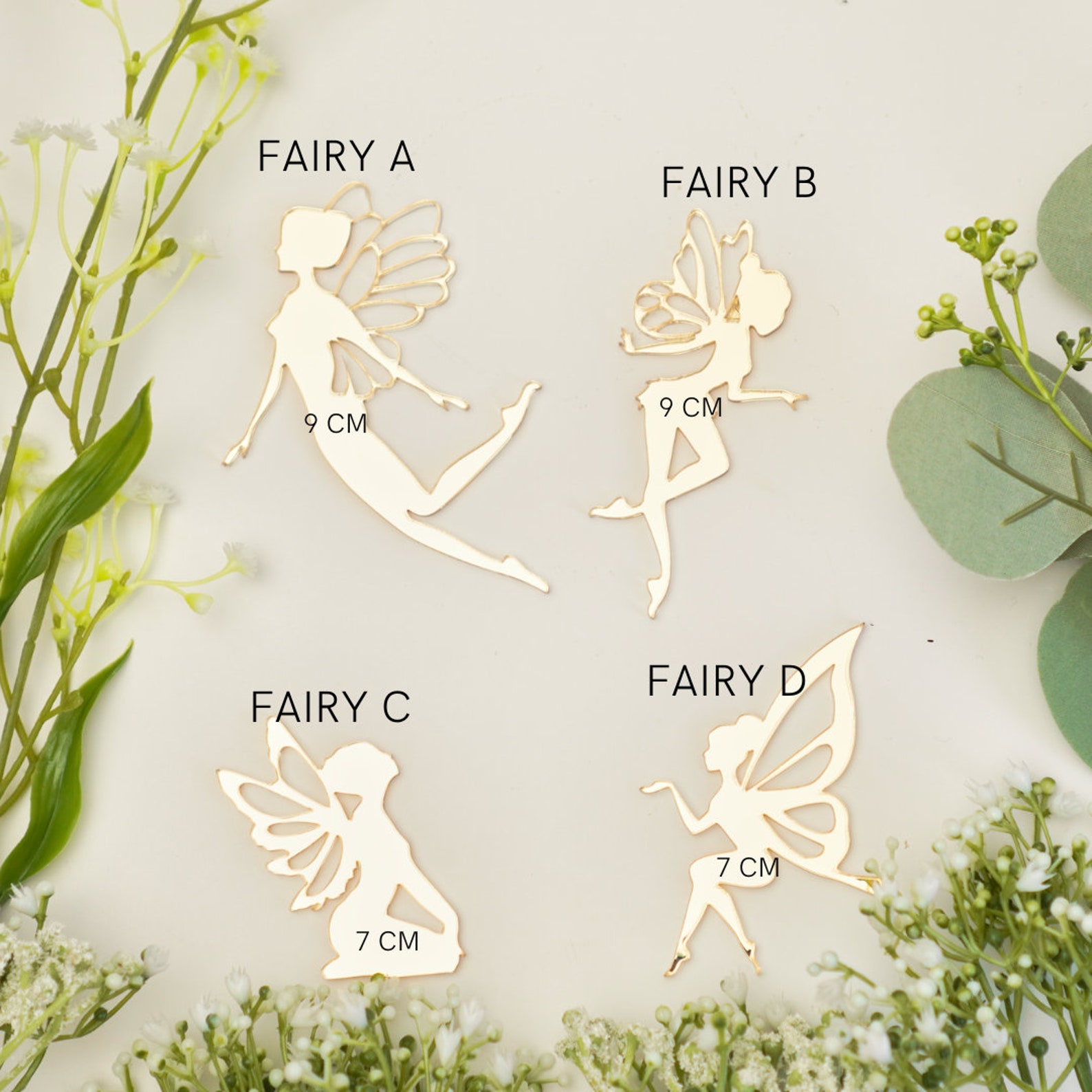 Fairy Cake Topper Fairy Cake Charm Acrylic Fairies Fairy Cake | Etsy