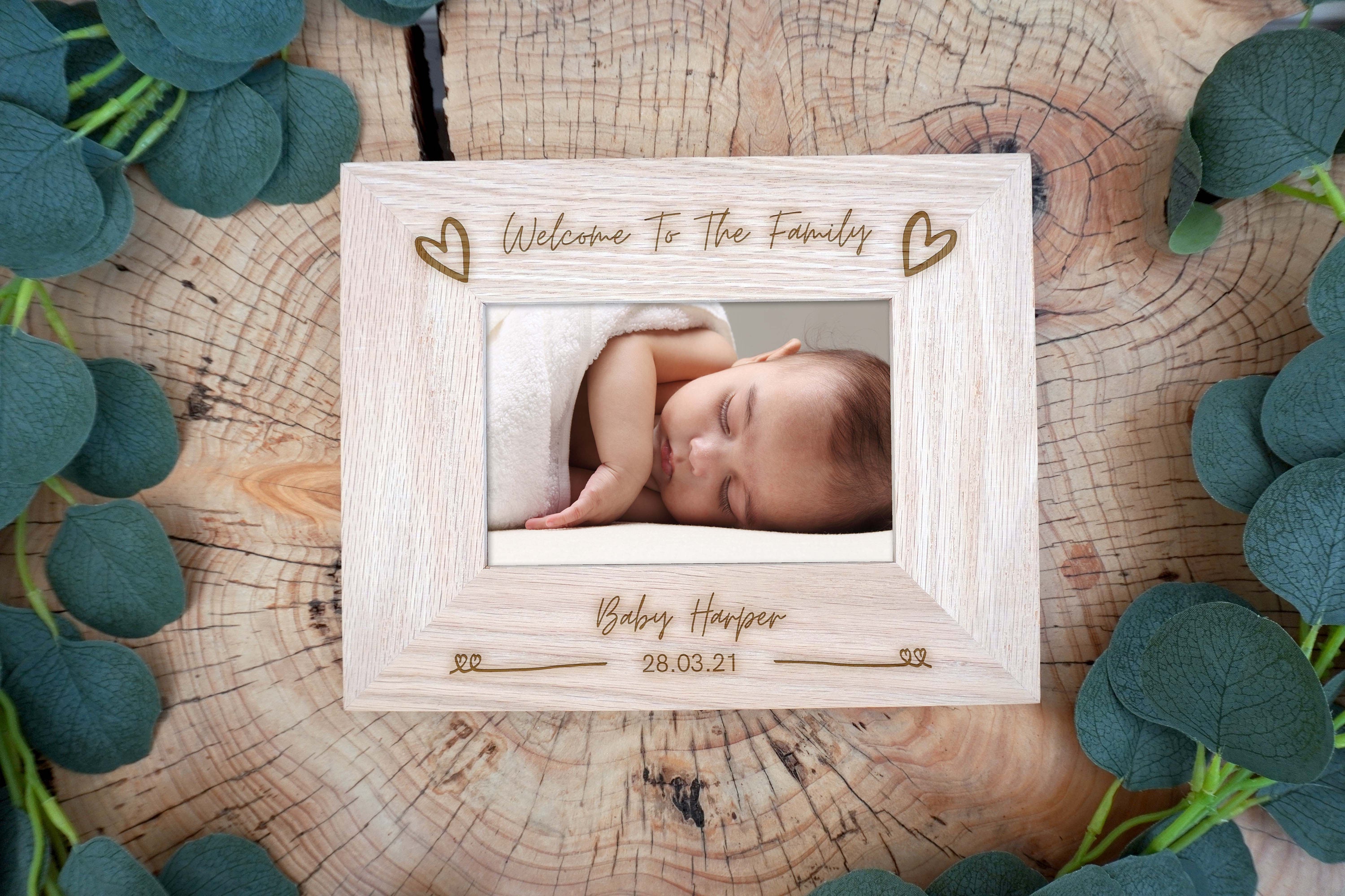 Personalised Baby Photo Frame Personalized Picture Frame New | Etsy Canada