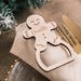 Gingerbread Man Festive Napkin Rings Personalised Christmas Table ...
