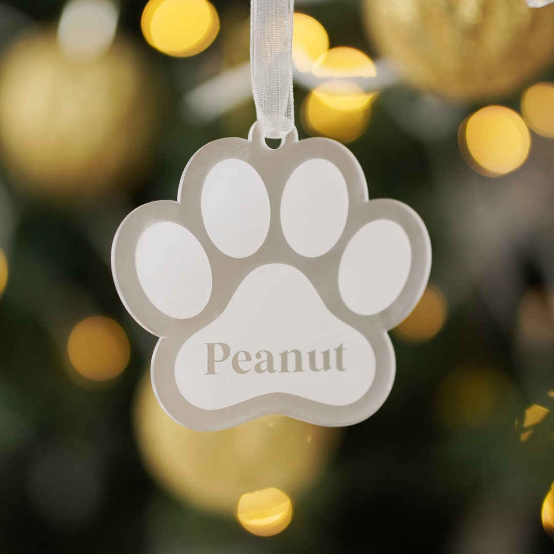 Personalised Christmas Ornaments Dog Bauble Custom Pet Ornament ...