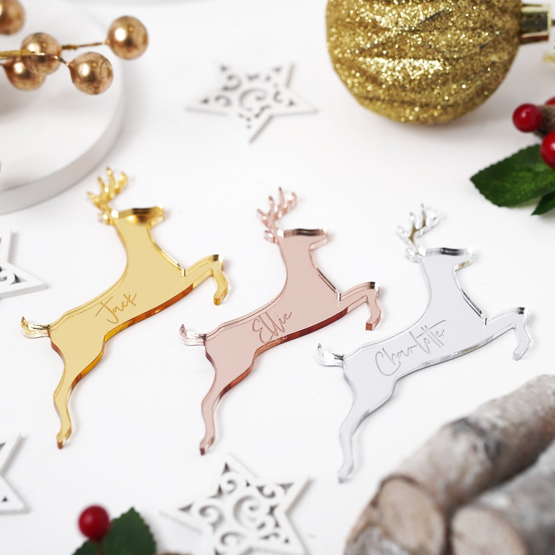 Christmas Place Setting Names, Winter Wedding Christmas Table ...