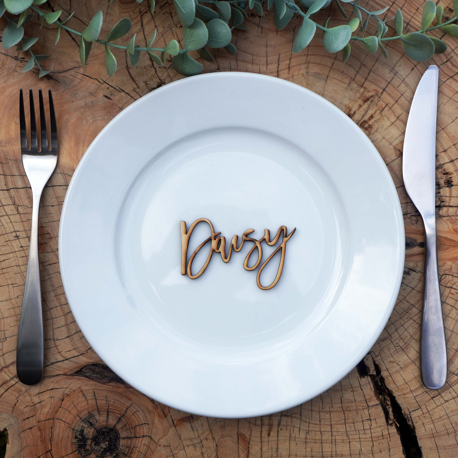 Personalised Place Names Place Setting Laser Cut Name Tags | Etsy