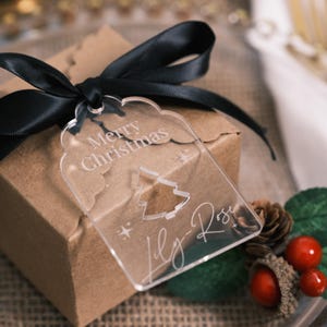 Christmas Name Tags Table Setting Christmas Dinner Festive Table Decor ...