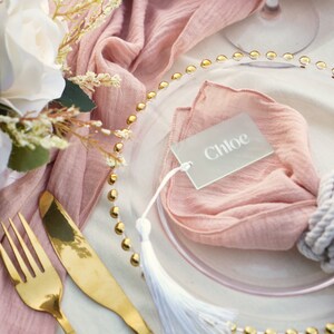 Acrylic Name Tags Bookmark Place Cards Wedding Name Places Acrylic Name ...