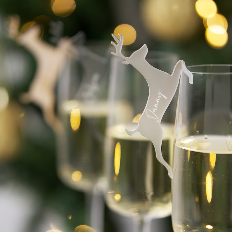 Stag Place Setting Names, Winter Rustic Wedding Table Decorations ...