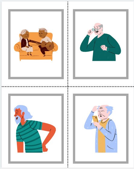 Fun Bingo Games For Seniors Bingo Digital Download Senior Etsy Canada