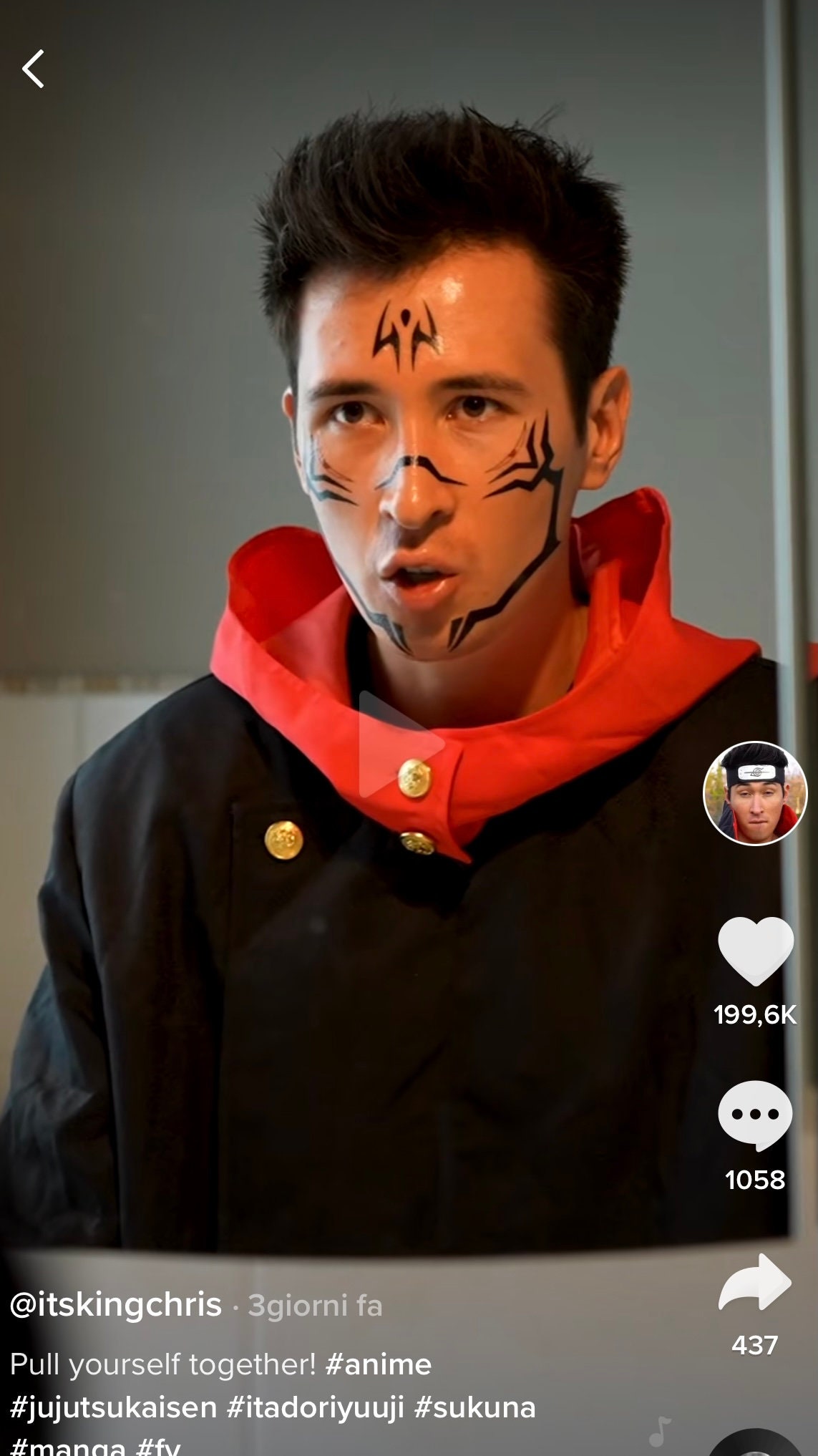 Gesicht Tattoo Yuji Itadori Sukuna Jujutsu Kaisen Tattoo | Etsy