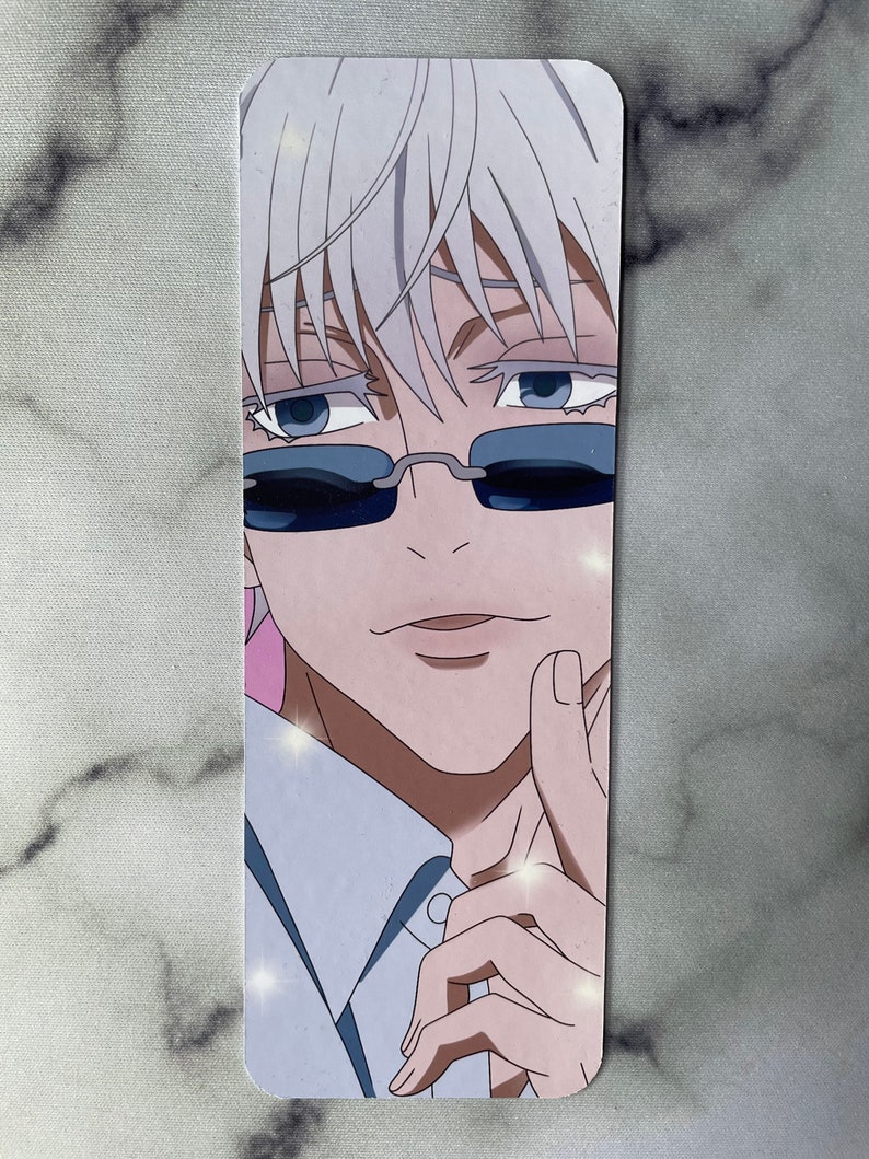 Satoru Gojo Bookmarks Jujutsu Kaisen Bookmark book | Etsy