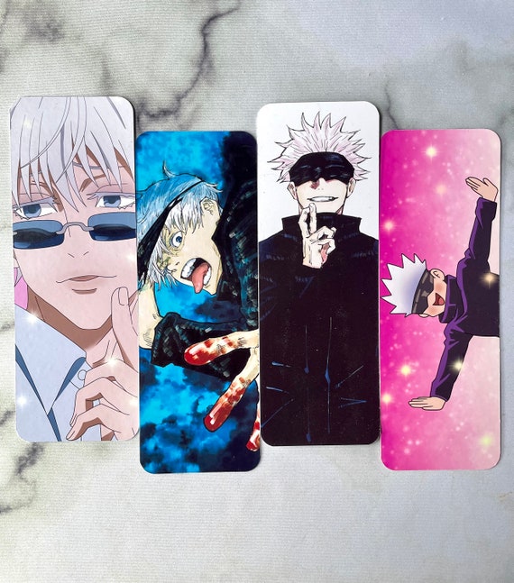 Satoru Gojo Bookmarks Jujutsu Kaisen Bookmark book | Etsy