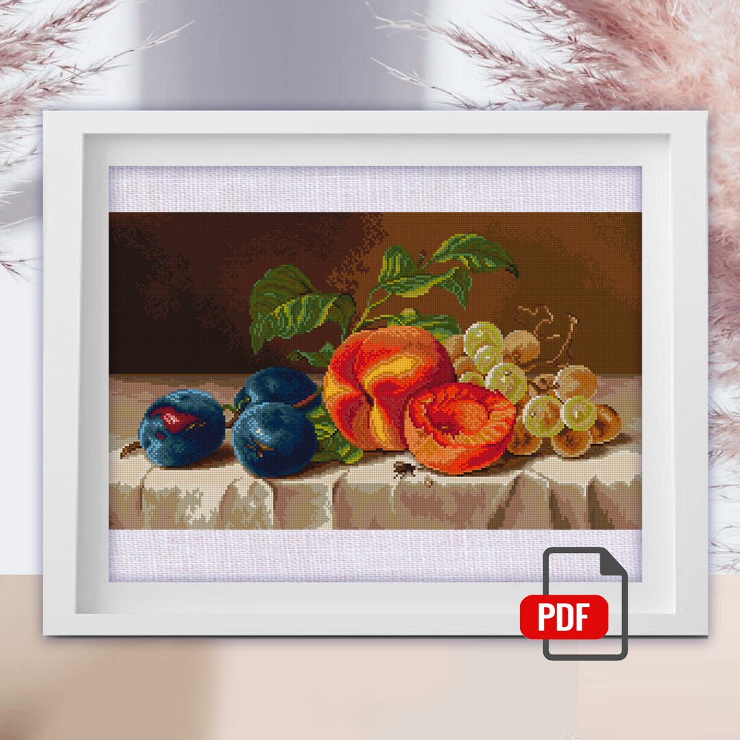 Still Life Cross Stitch Pattern, Cross Stitch Kits, World of Cross ...