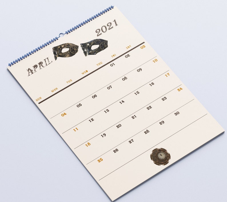2021 Printable Calendar Monthly Calendar April to August - Etsy