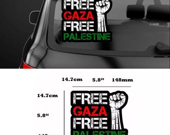 Free Gaza Sticker - Etsy