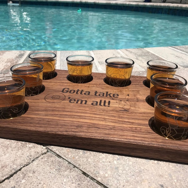 Shot Glass Display - Etsy