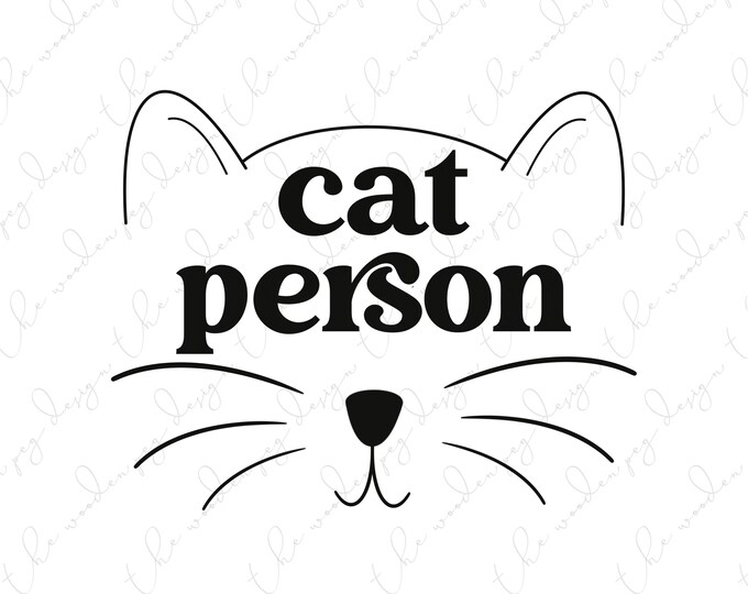 Cat Person Svg, Cat Svg, Svg, Cricut Svg, Cat Person Png, Cat Png, Png ...