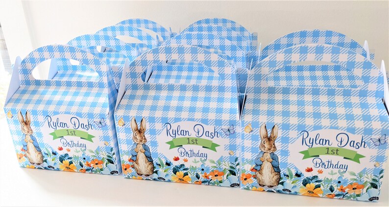 Peter Rabbit Themed Birthday Party Favor Box - Etsy