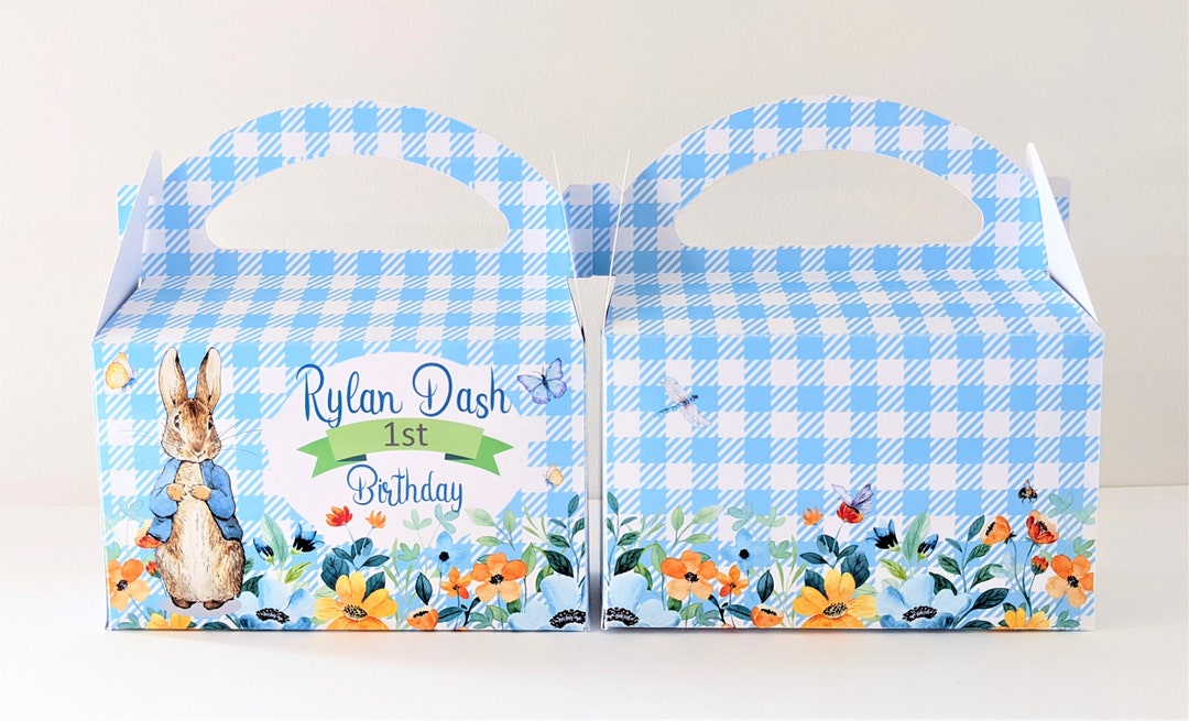 Peter Rabbit Themed Birthday Party Favor Box - Etsy