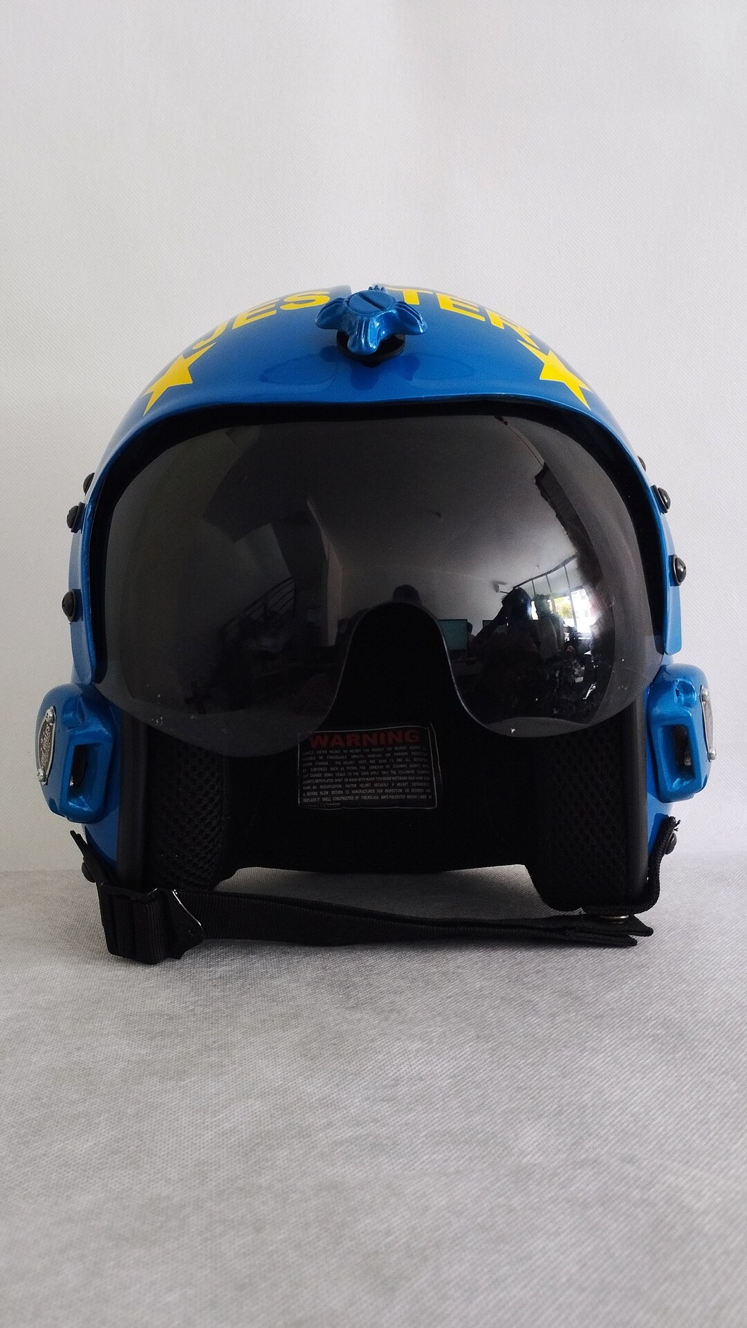 Top Gun Jester Flight Helmet Movie Prop of USN United States Navy Pilot ...