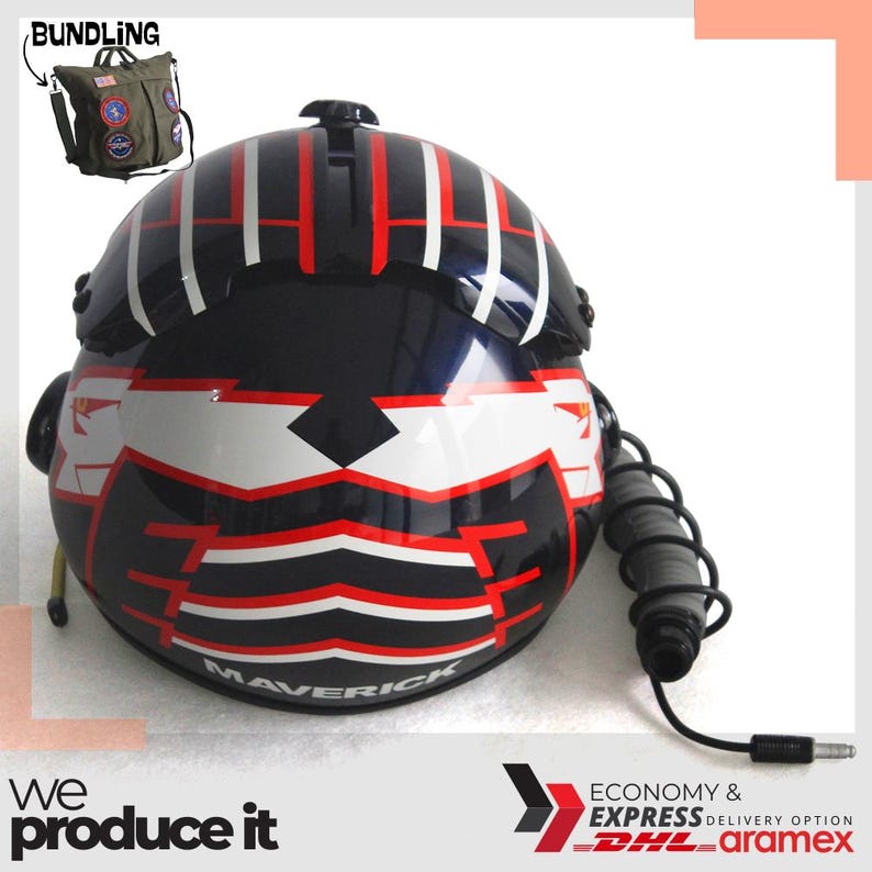 Top Gun Maverick HGU-33 Flight Helmet Movie Prop of USN United States ...