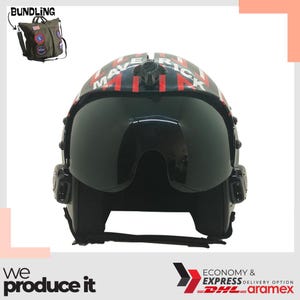 Top Gun Maverick HGU-33 Flight Helmet Movie Prop of USN United States ...