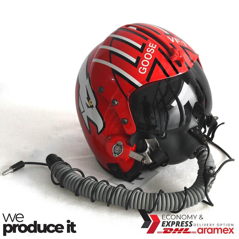 Top Gun Goose HGU-33 Flight Helmet Movie Prop of USN United States Navy ...