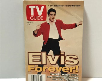Elvis Tv Guide - Etsy