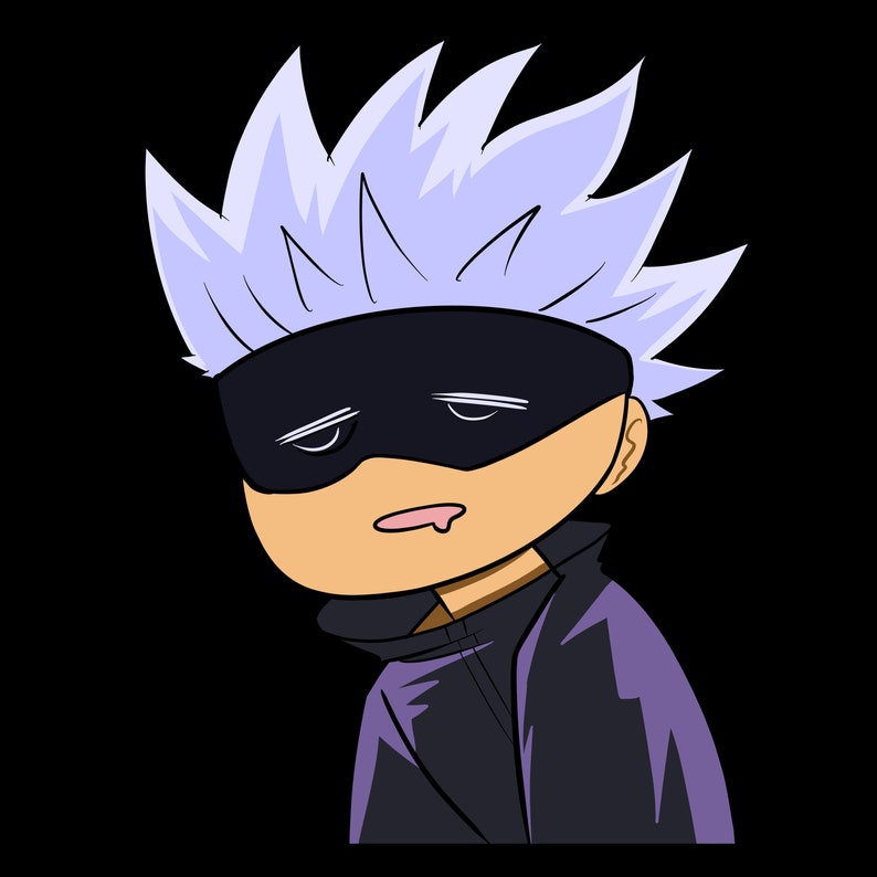 6 x Twitch Emotes Jujutsu Kaisen Gojo Satoru | Etsy