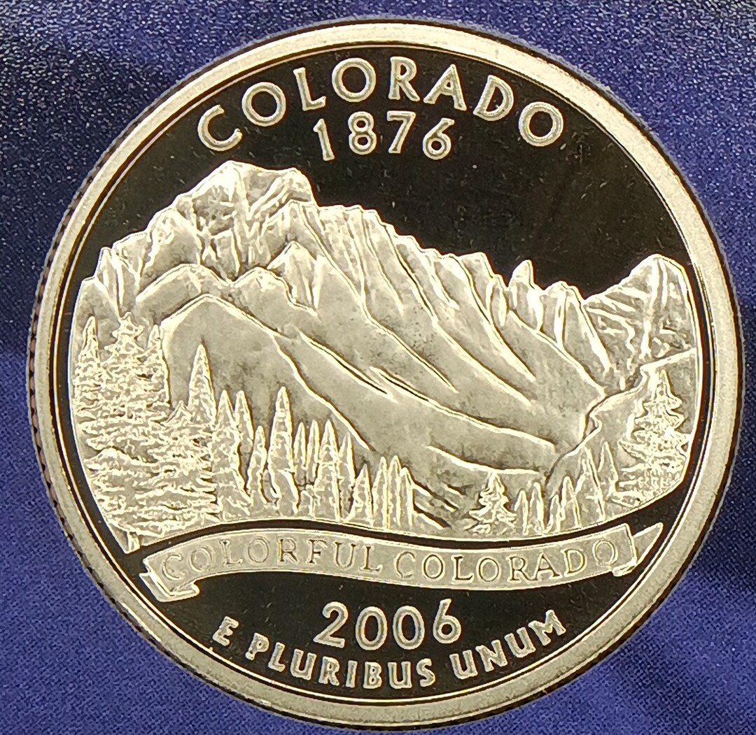 2006-S Proof Colorado State Quarter - Etsy