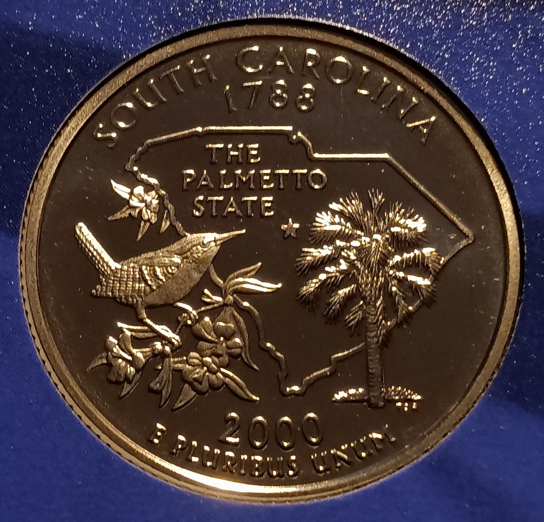 2000 S PROOF South Carolina State Quarter - Etsy