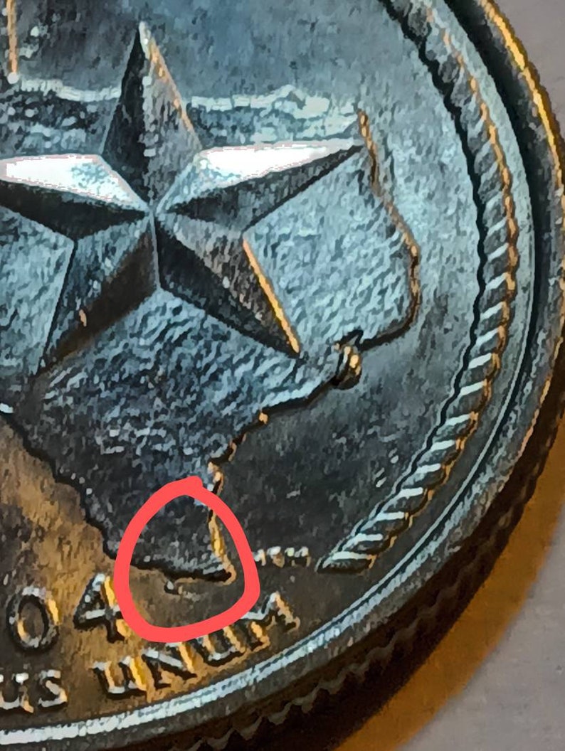 RARE 2004-P Texas Multiple Errors - Etsy