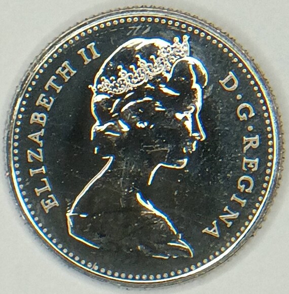 Queen Elizabeth II Uncirculated 1974 Dime - Etsy