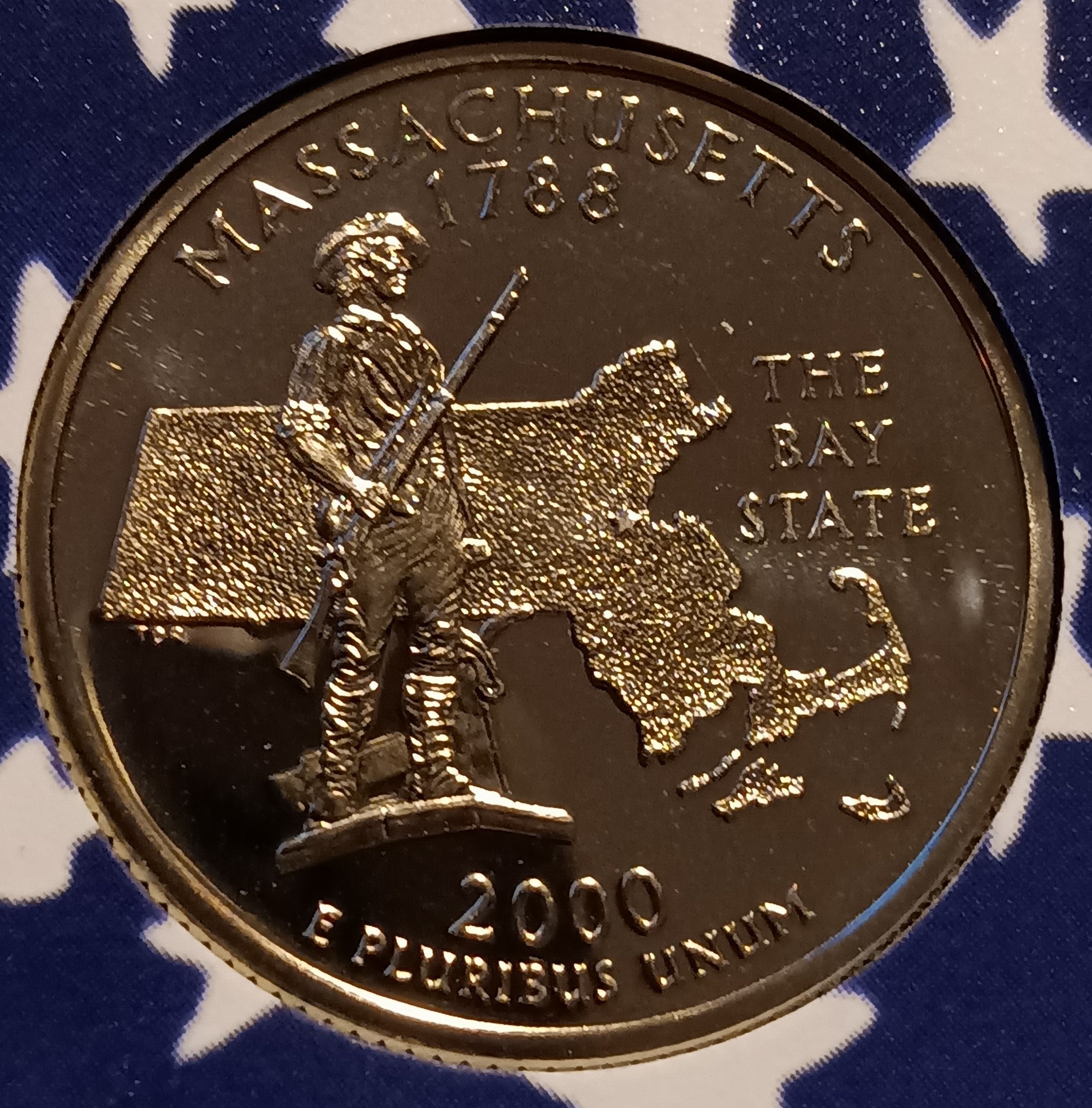 2000 S PROOF Massachusetts State Quarter - Etsy