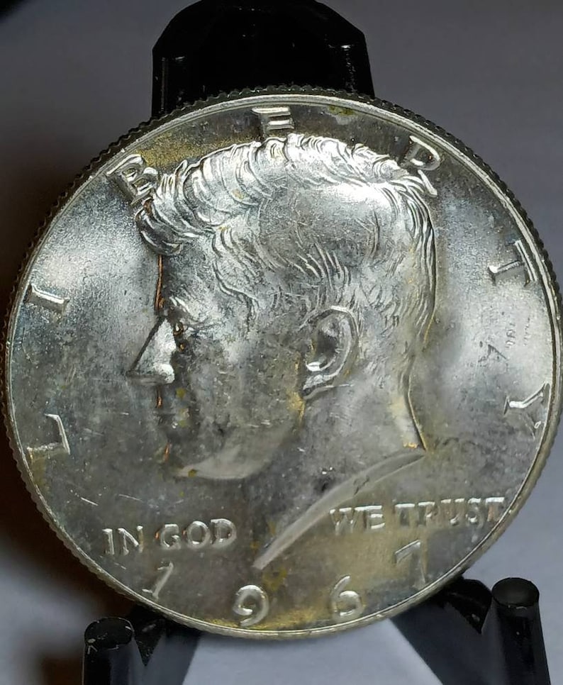 1967 Kennedy Silver Clad Half Dollar - Etsy