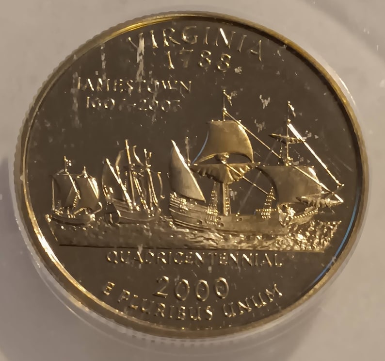 2000S Virginia State Quarter PR70 - Etsy
