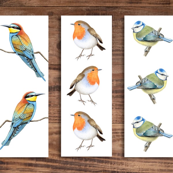 Bird Bookmark - Etsy