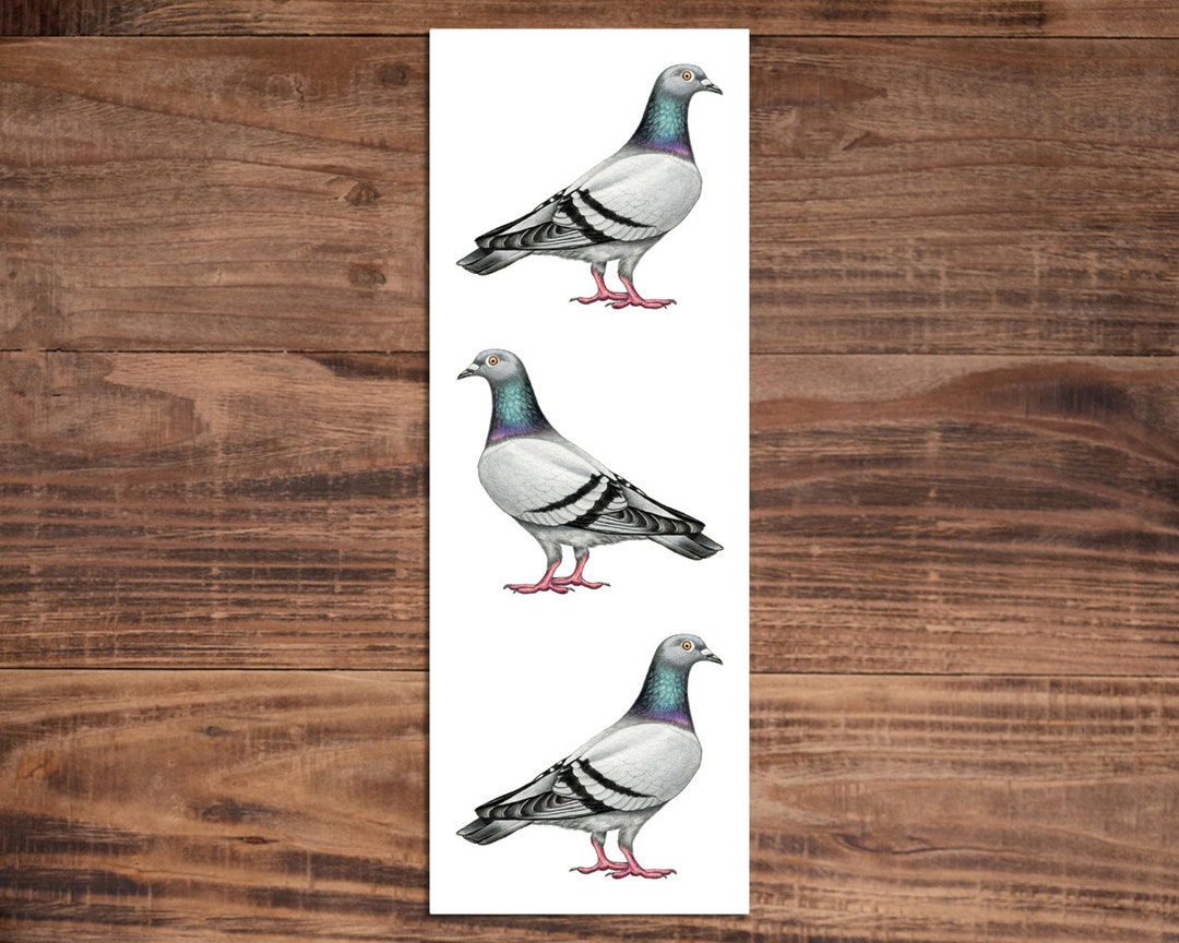 Pigeon Bookmark - Bird Bookmark - Gift for Bird Lover - Etsy
