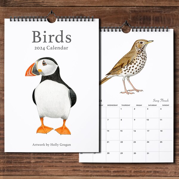 Bird Calendar - Etsy