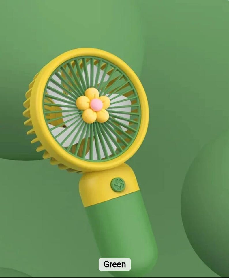 2024 Hand-held Fan Cute, Quiet, Large Wind, Handle, Portable USB ...