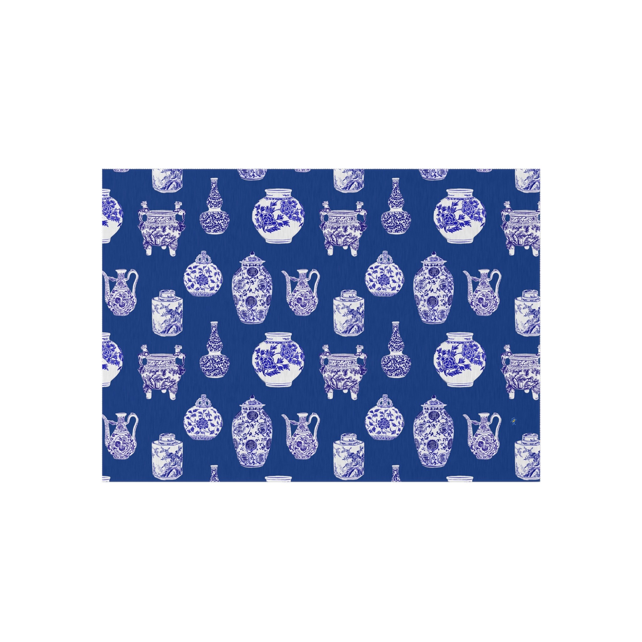 Outdoor Rug Blue and White Ginger Jars Chinoiserie Outdoor Rug - Etsy