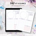 Simple 24 Hour Circle A4 Daily Planner Printable & Goodnotes - Etsy
