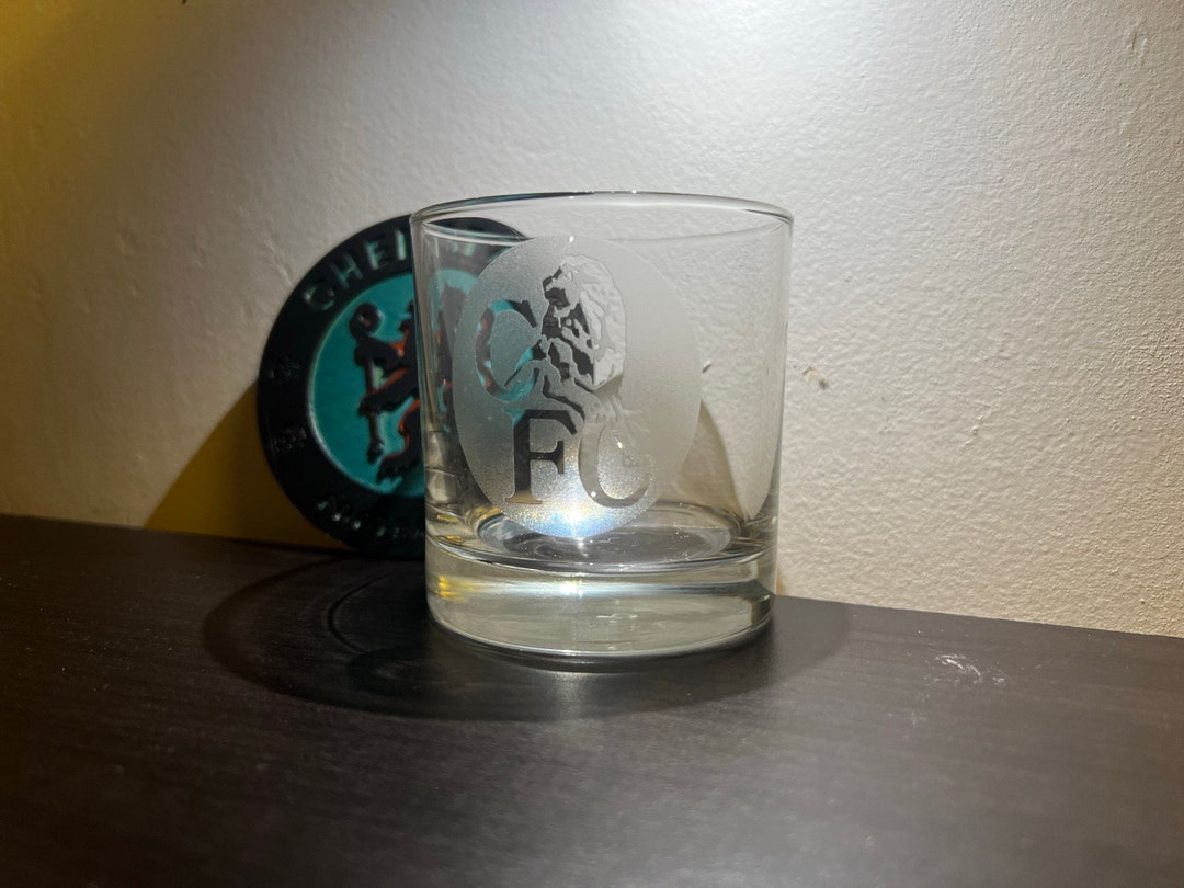 Chelsea FC Custom Coaster and Glass - Etsy
