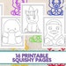 16 Printable Squishy Coloring Pages - Etsy