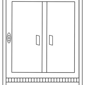 16 Printable Door Coloring Pages - Etsy