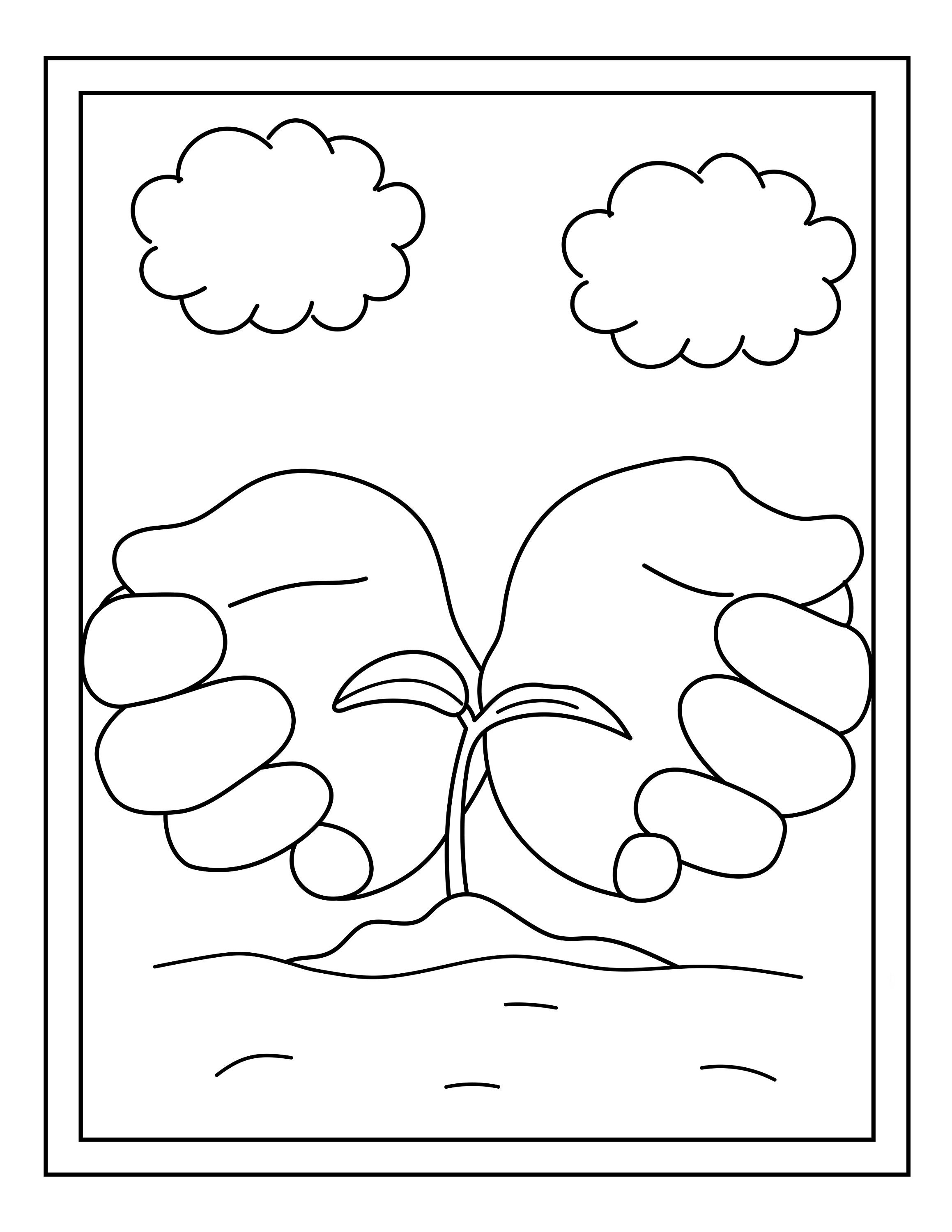 16 Printable Creation Coloring Pages - Etsy