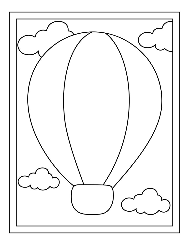 16 Printable Transportation Coloring Pages - Etsy