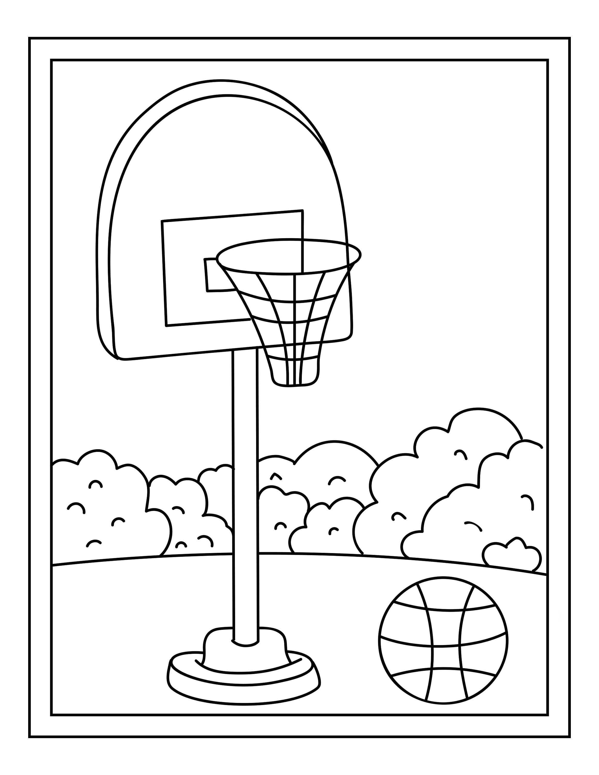 16 Printable Playground Coloring Pages - Etsy