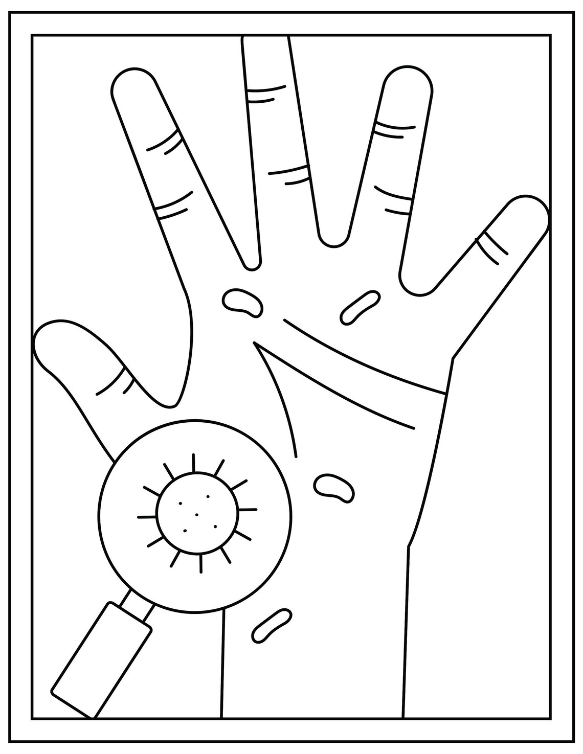 16 Printable Handwashing Coloring Pages - Etsy