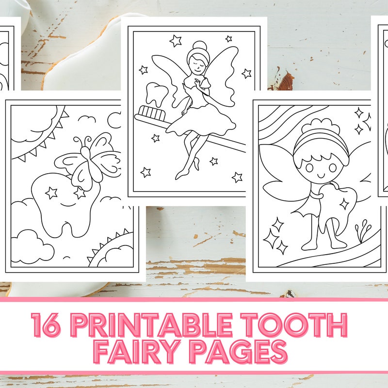 Coloring Pages for Teeth - Etsy